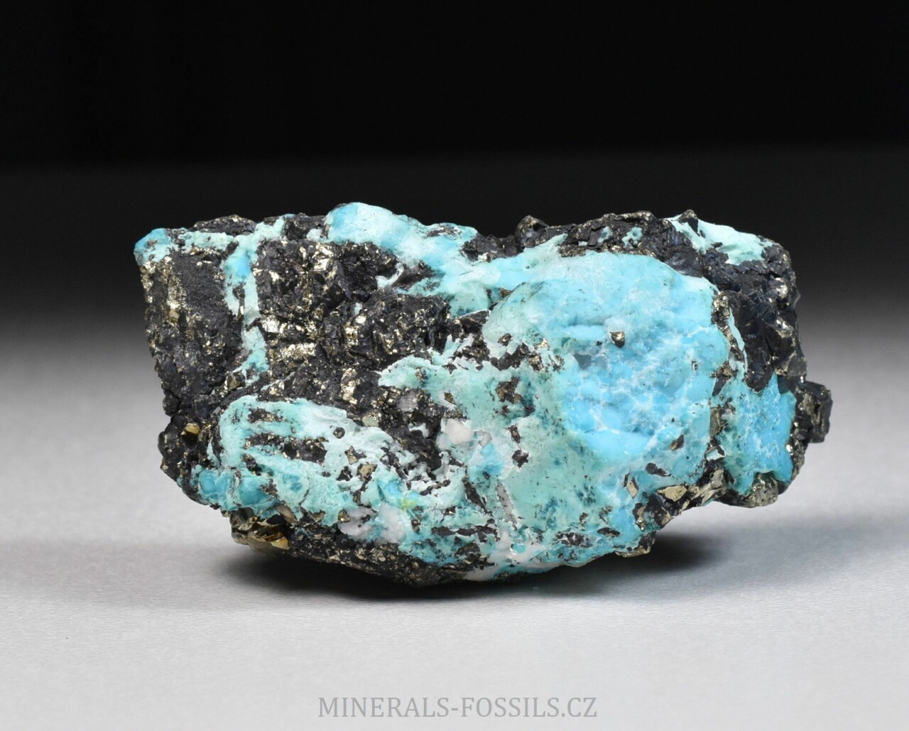 Tyrkys Minerals fossils cz